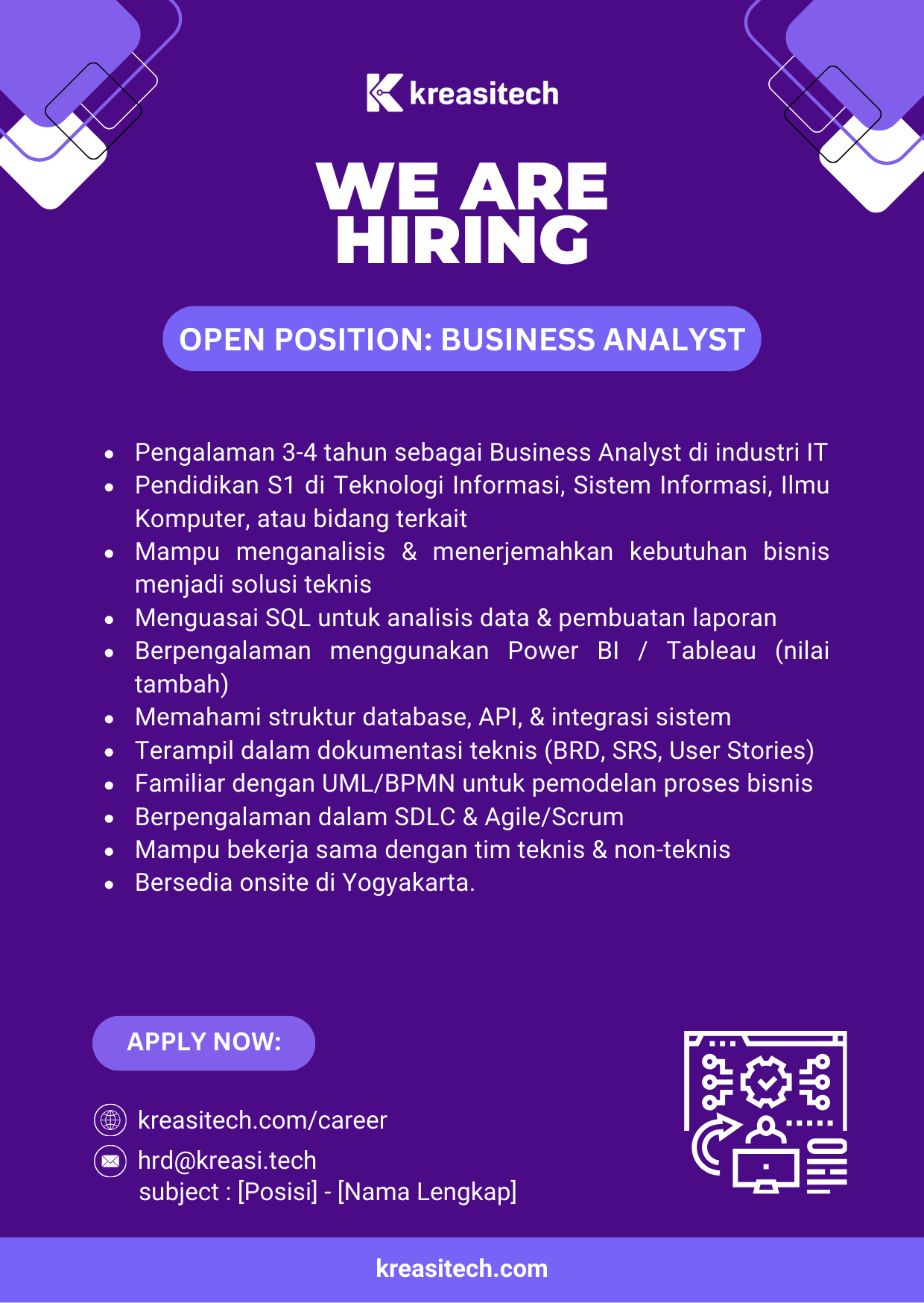 Business Analyst - Kreasitech