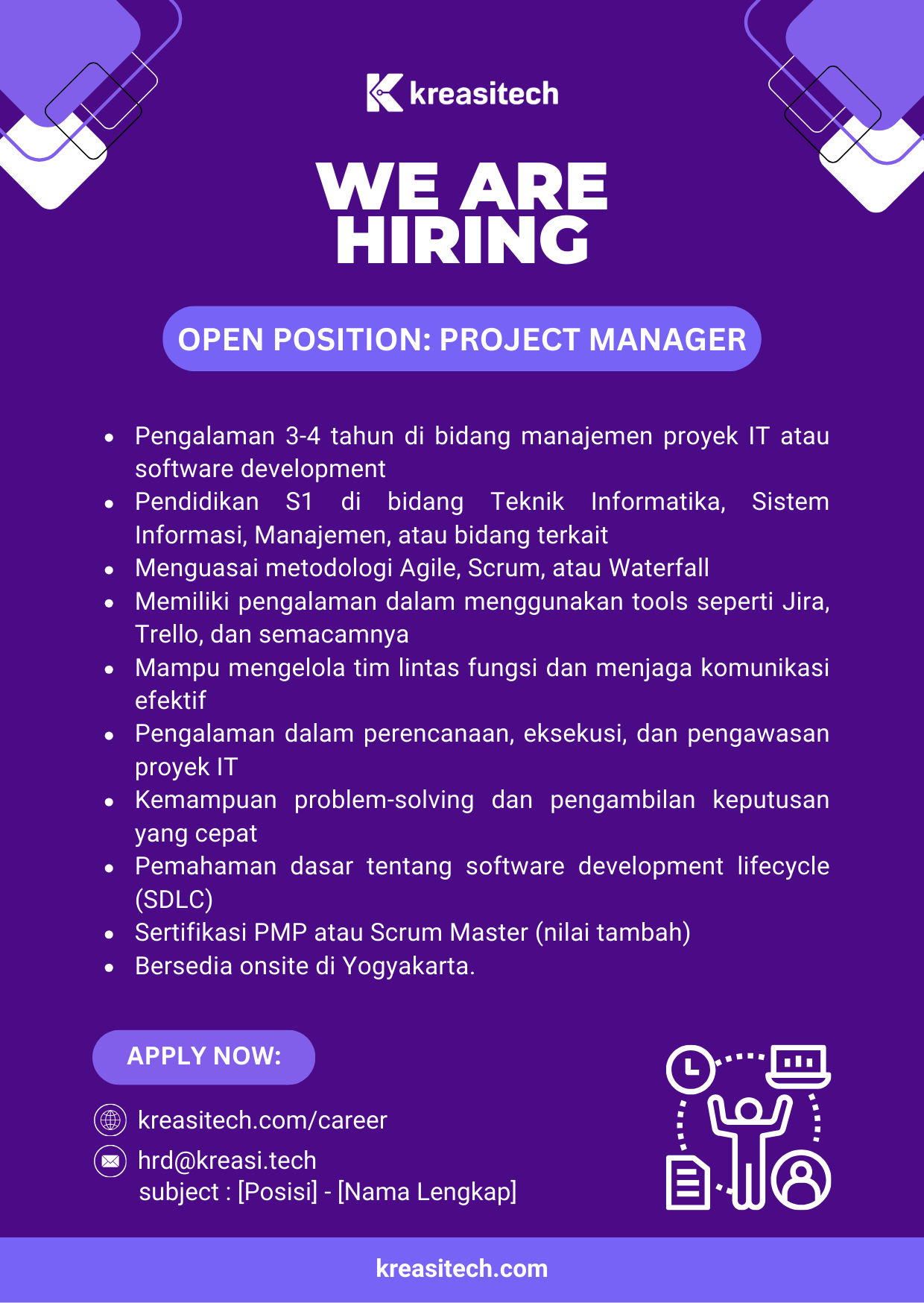 Project Manager - Kreasitech